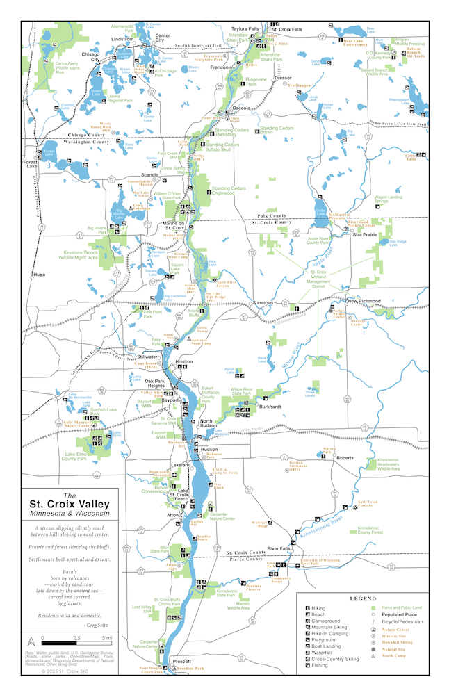 The St. Croix Valley Map – St. Croix 360 River Goods
